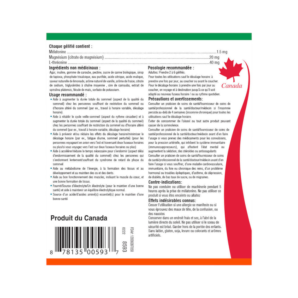 Bill Sleep 60 Vegetarian Gummies | Yue Hwa Online Shop