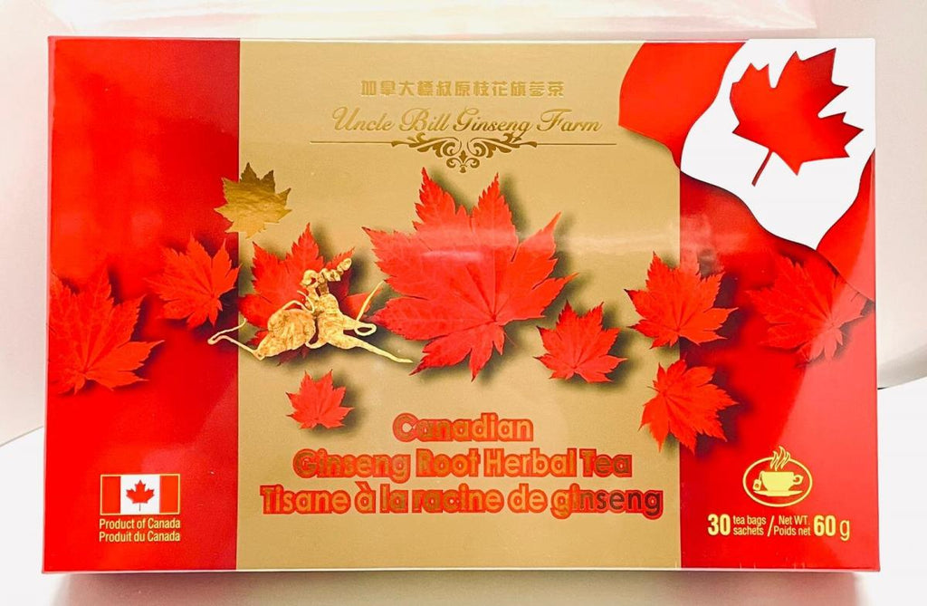 Uncle Bill Canadian Ginseng Root Herbal Tea(30 bags) | Yue Hwa Online Shop