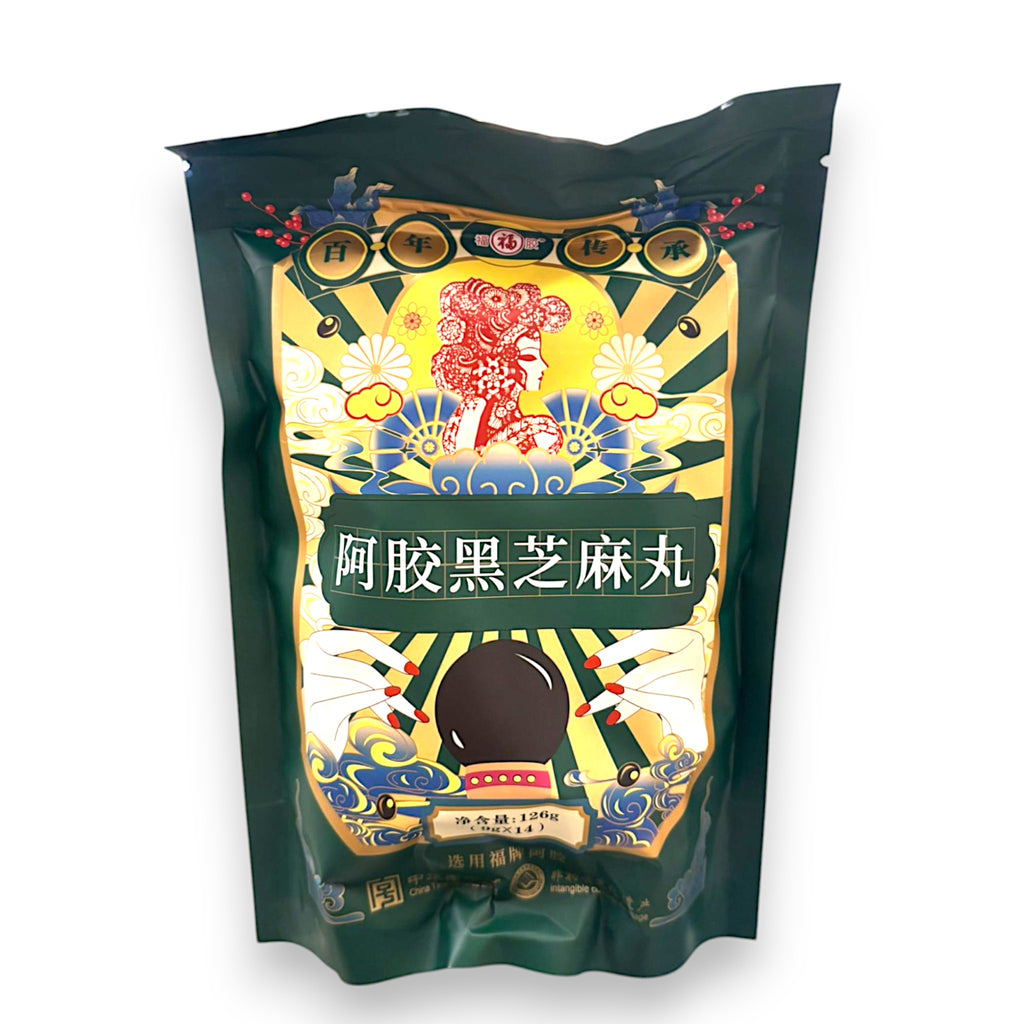 Fu Jiao E Jiao Black Sesame Balls(126g) | Yue Hwa Online Shop