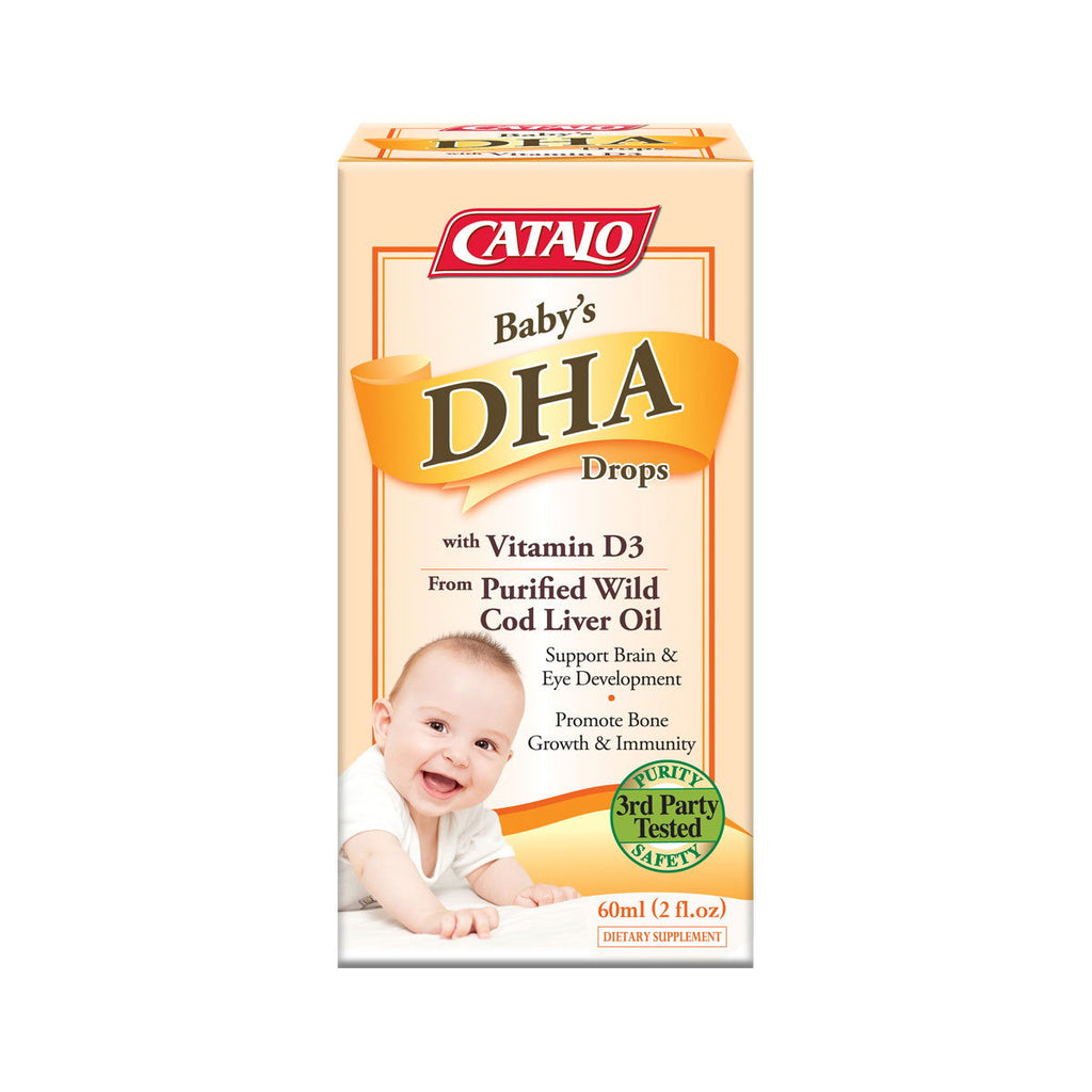 CATALO Baby's DHA Drops with Vitamin D3 60ml | Yue Hwa Online Shop