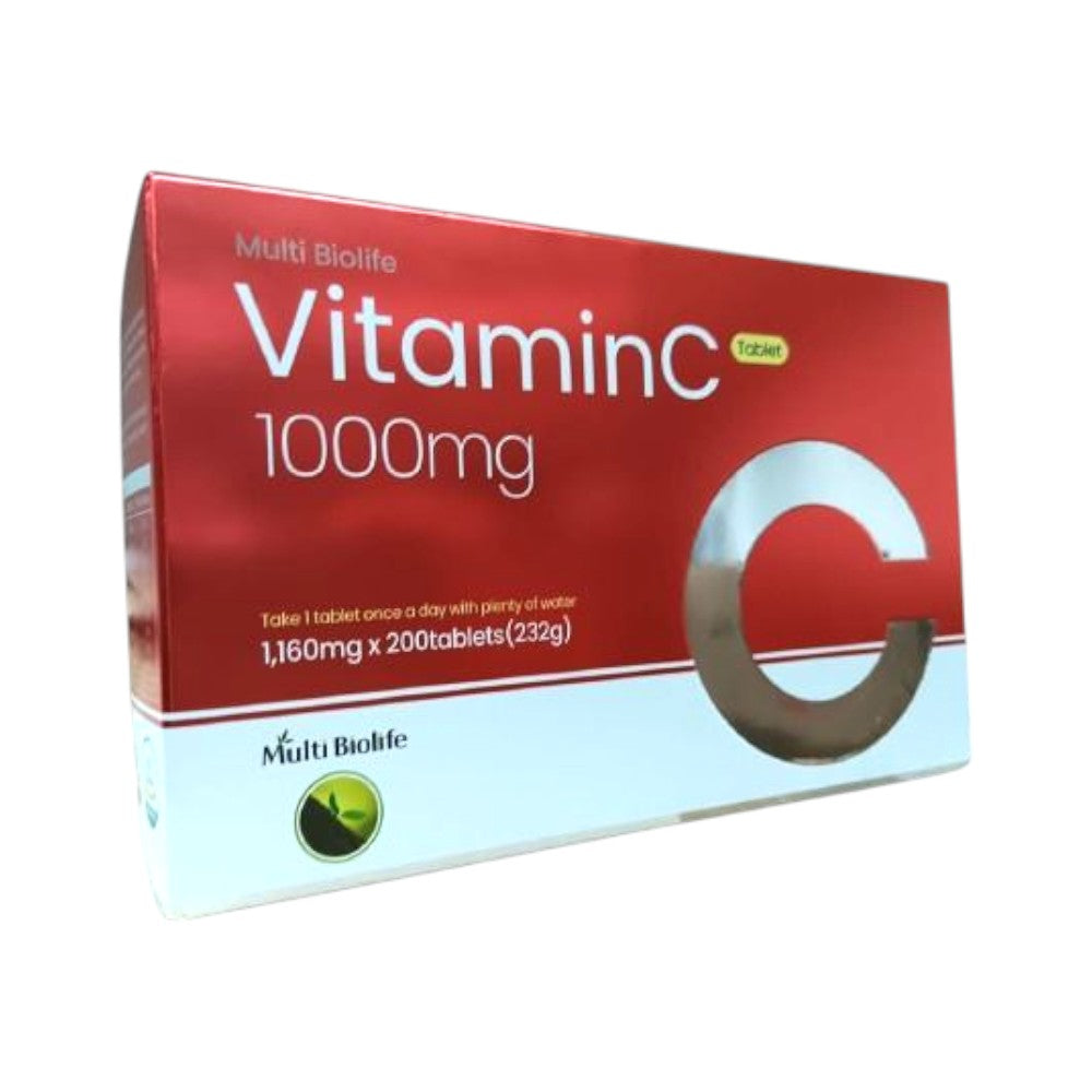 Multi-Biolife Vitamin C 1000mg(200 Tablets) | Yue Hwa Online Shop