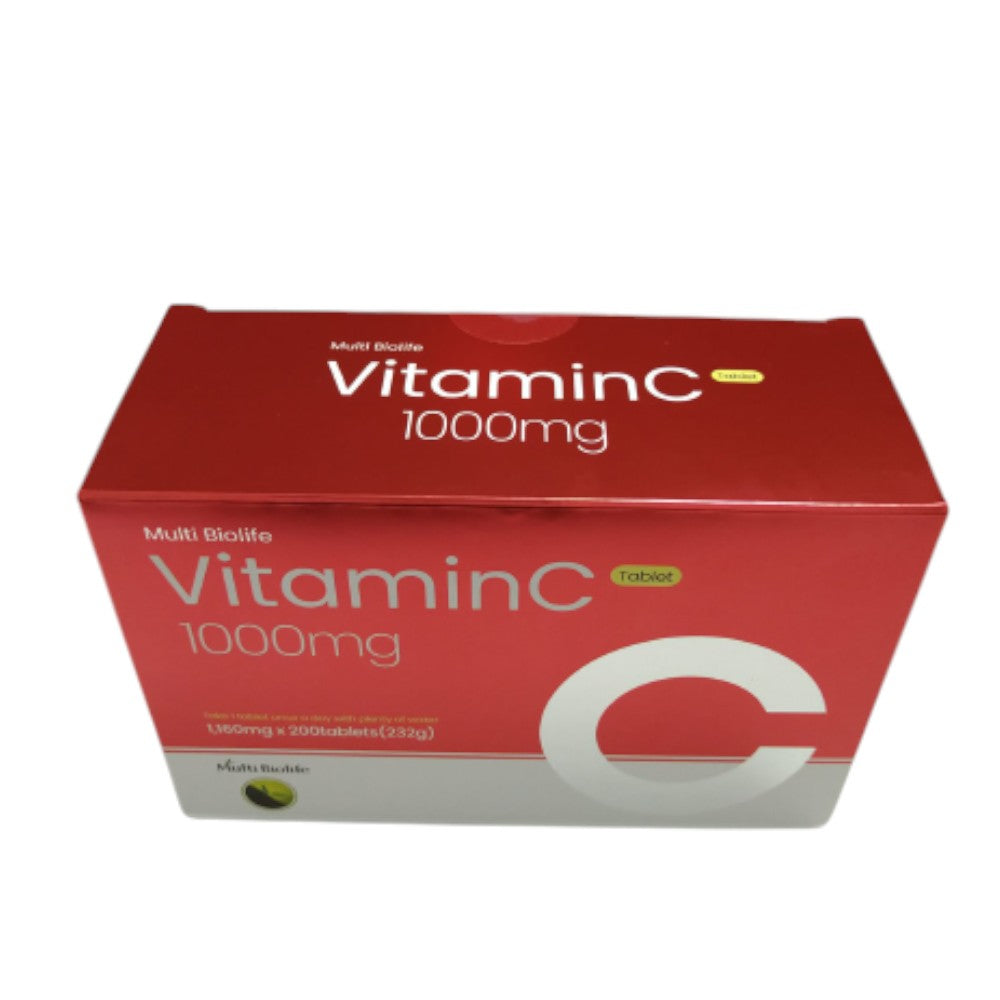 Multi-Biolife Vitamin C 1000mg(200 Tablets) | Yue Hwa Online Shop